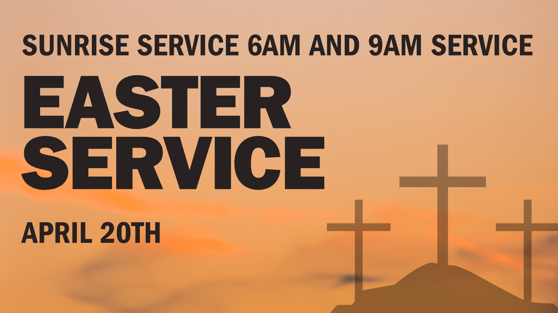 Easter Sunday - Sunrise Service & 9am Service - Community Christian ...